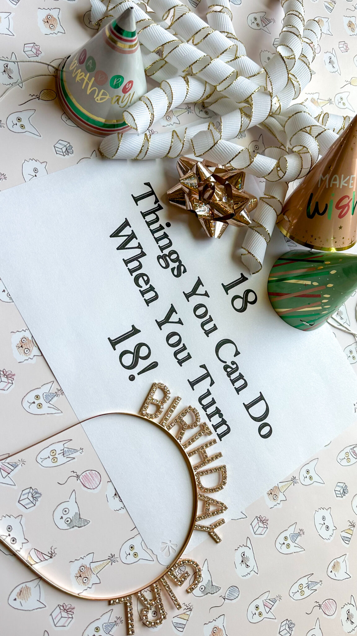 18 Freedoms for 18 Years: The Ultimate Birthday Surprise - Roxy Home Living